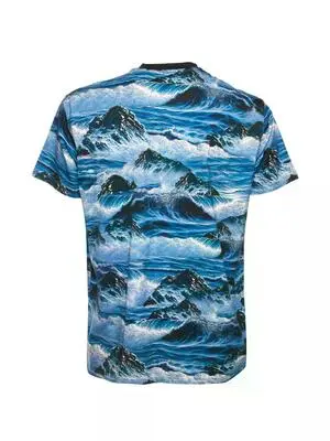 Givenchy Ocean Wave-print T-shirt
