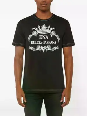 Dolce & Gabbana Dna Logo-print T-shirt