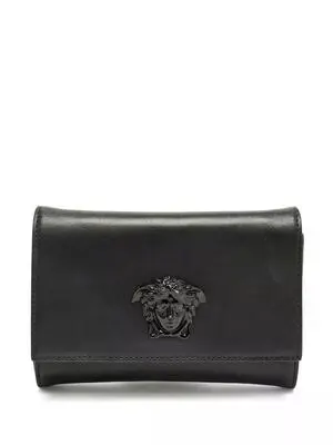 Versace Palazzo Medusa Flap Clutch Bag - Black