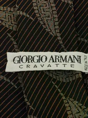 Giorgio Armani Jacquard-weave Leaf-pattern Tie