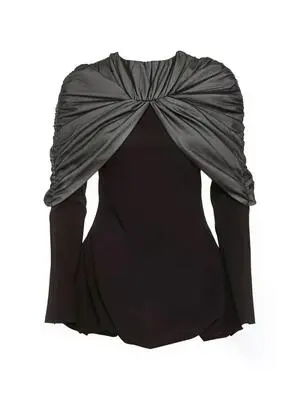 CHATS BY C.DAM Draped Aether Dress