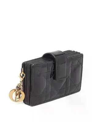 Dior 2018 Gusset Quilted Card Holder