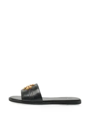 Tory Burch Everly Logo-plaque Sandals - Black