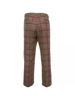 Etro Glen Plaid Straight-fit Trousers