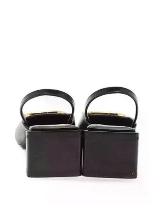 Balenciaga Double Bb Square-toe Pumps