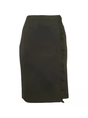 LOUIS VUITTON Ruffle Detail Midi Skirt