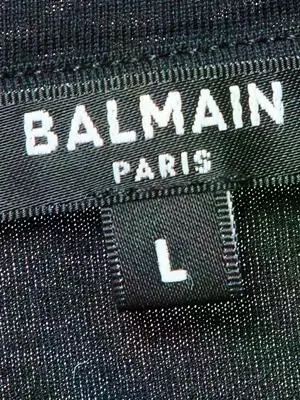 Balmain Embroidered Logo T-shirt
