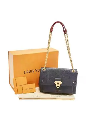 LOUIS VUITTON Vavin Monogram Empreinte Shoulder Bag - Blue