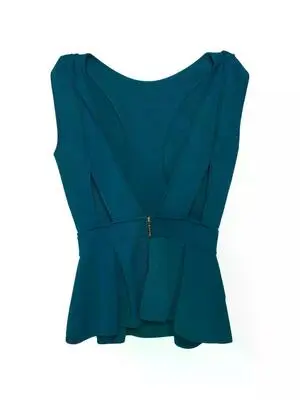 Elie Saab Backless Peplum Top