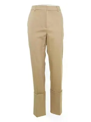 Sportmax Wool Cuffed Trousers