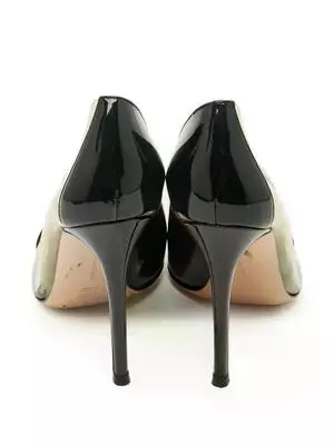 GIANVITO ROSSI Plexi Patent-finish Pumps - Black