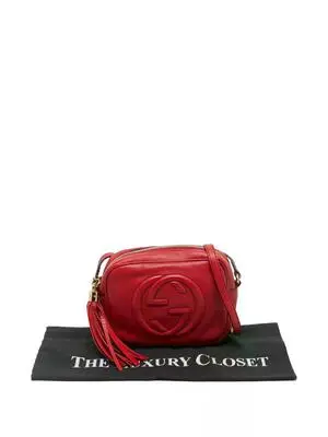Gucci Soho Disco Leather Crossbody Bag - Red