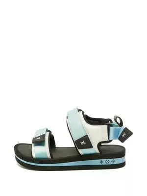 LOUIS VUITTON Arcade Touch-strap Flat Sandals