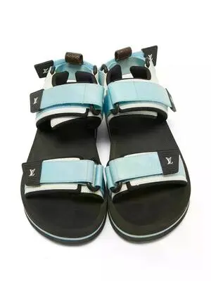 LOUIS VUITTON Arcade Touch-strap Flat Sandals