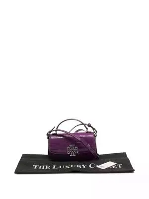 Tory Burch Britten Croc-embossed Tote Bag