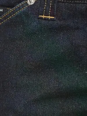 Dolce & Gabbana Logo Plaque Flared Jeans - Blue