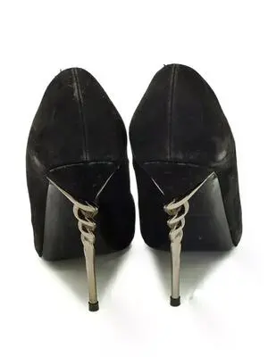 LE SILLA Suede Spiral Heel Pumps
