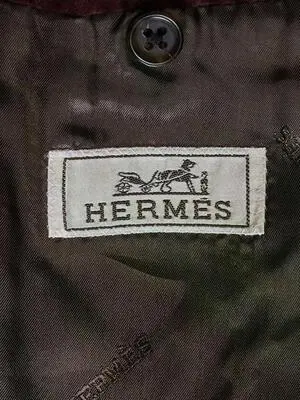 Hermès Double-breasted Velvet Blazer