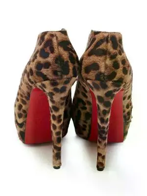 CHRISTIAN LOUBOUTIN Leopard-print Heeled Pumps