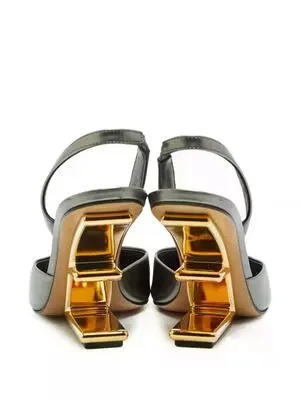 Fendi First Slingback Pumps - Grey