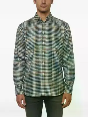Burberry Plaid Long-sleeve Shirt