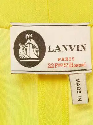 LANVIN Draped V-neck Midi Dress