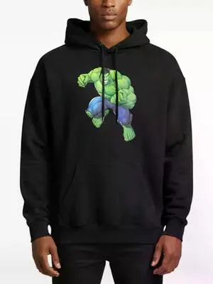 Balenciaga X Marvel Hulk Print Oversized Hoodie