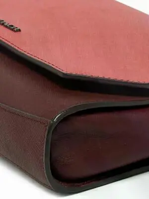 COACH Saffiano Leather Crossbody Bag - Brown