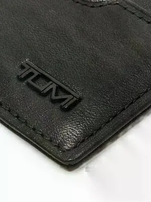 Tumi Logo-plaque Leather Card Holder
