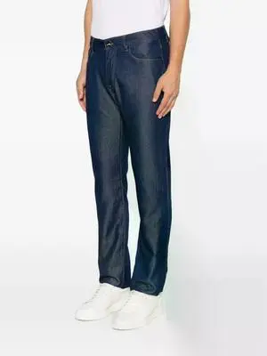 Pal Zileri Logo Patch Jeans