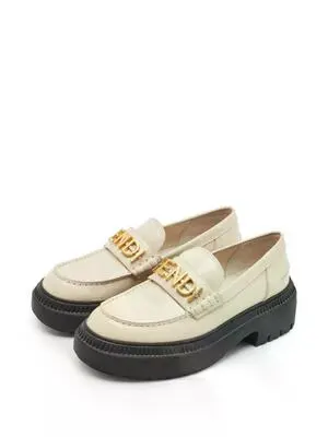 Fendi Graphic Platform Loafers