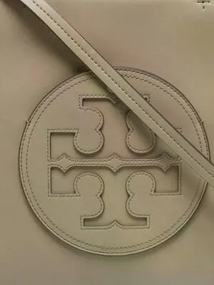 Tory Burch Ella Logo-patch Tote Bag - Neutrals