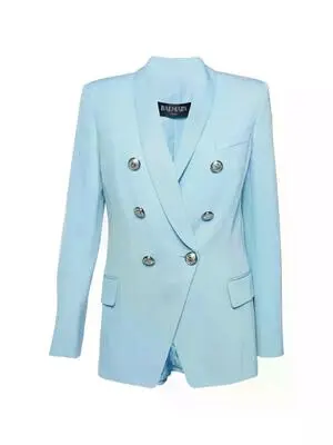 Balmain Light Wool Double-breasted Blazer