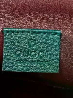 Gucci Zumi Small Leather Two-way Handbag - Green