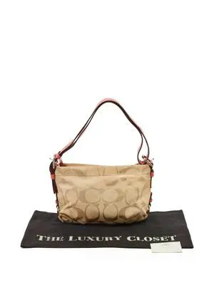 COACH Signature Canvas Shoulder Bag