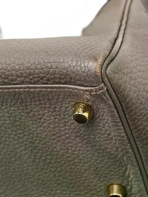 Hermès Kelly Sellier Two-tone Handbag - Grey