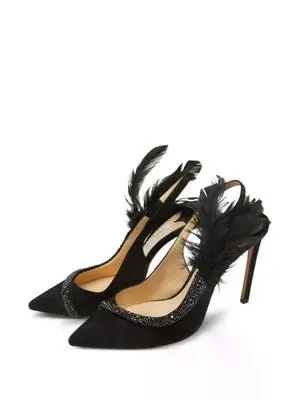 JIMMY CHOO Tacey Pointed-toe Slingback Pumps