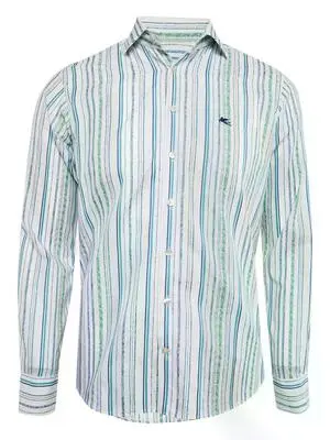 Etro Pre-owned Stripe Paisley Shirt