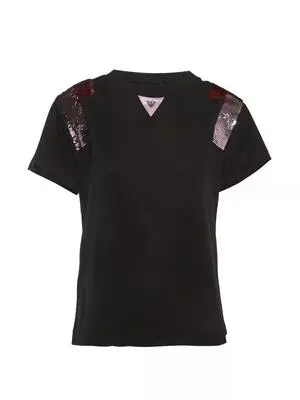 Emporio Armani Embellished T-shirts For Women