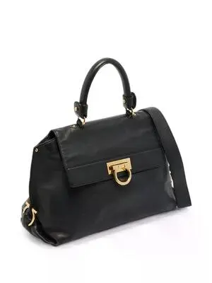 FERRAGAMO Medium Sofia Leather Tote Bag