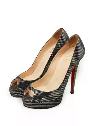 CHRISTIAN LOUBOUTIN Lady Peep Platform Pumps