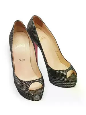 CHRISTIAN LOUBOUTIN Lady Peep Platform Pumps