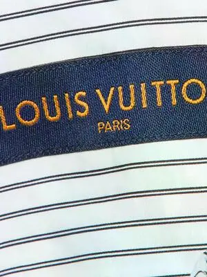 LOUIS VUITTON Striped Ruffled Shirt