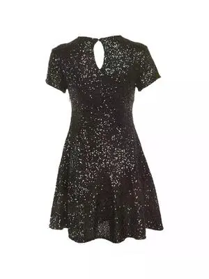 Maje Sequin Embellished Mini Dress