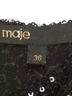 Maje Sequin Embellished Mini Dress