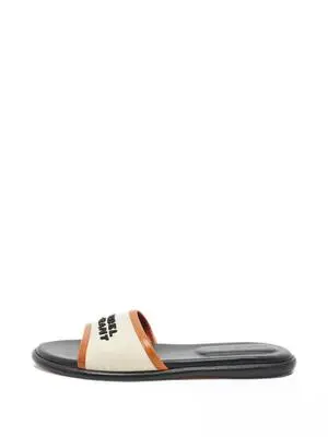 Isabel Marant Étoile Vikee Leather-trim Slides