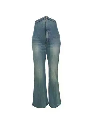 Alexander Mcqueen Zip Up Jeans For Women