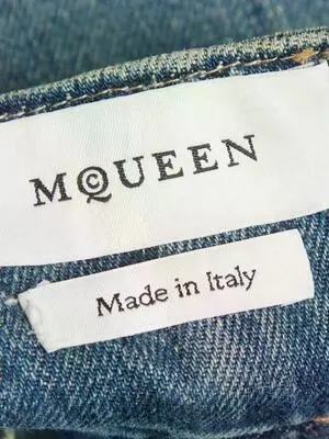 Alexander McQueen Fold-over Waist Jeans
