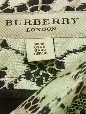 Burberry Brocade Lace Pencil Midi Skirt
