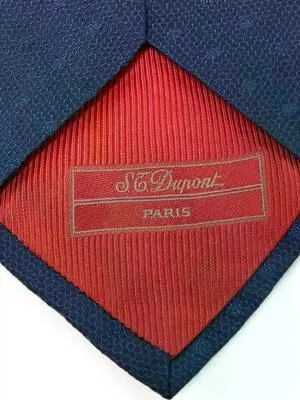 S.t. Dupont Patterned Silk Tie